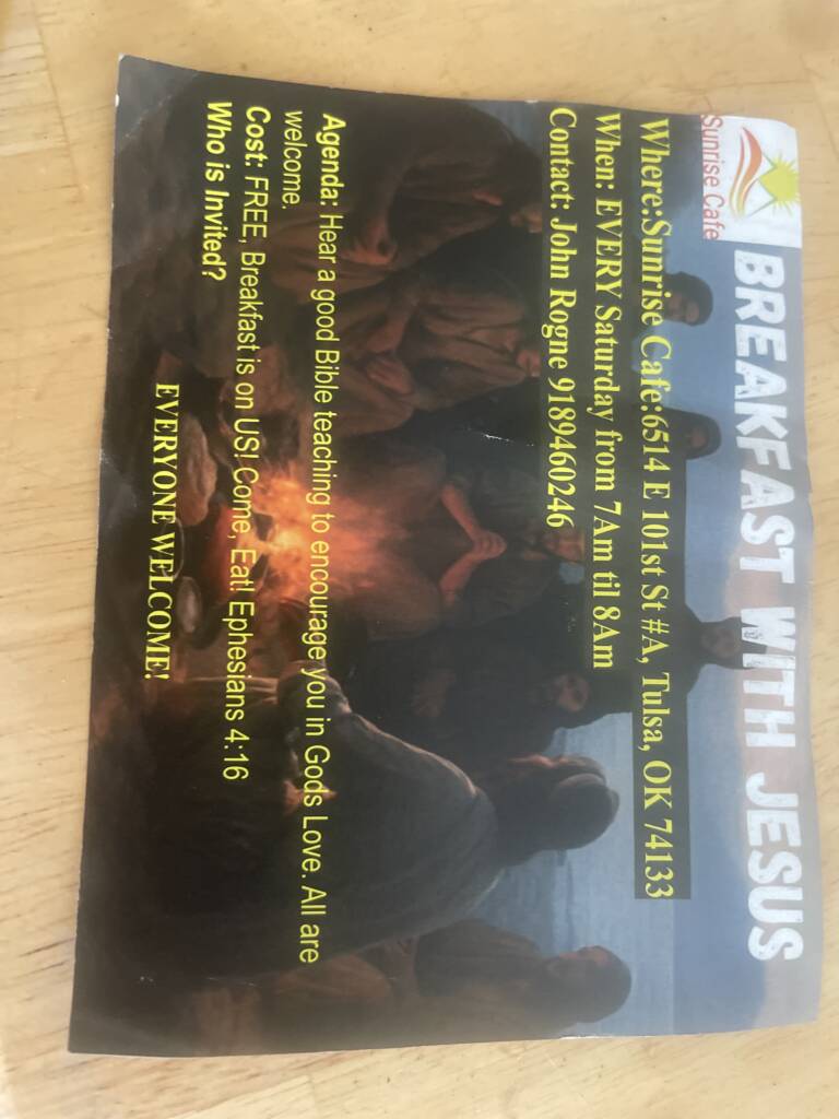 Breakfast With JESUS - Chris AOM Ministries